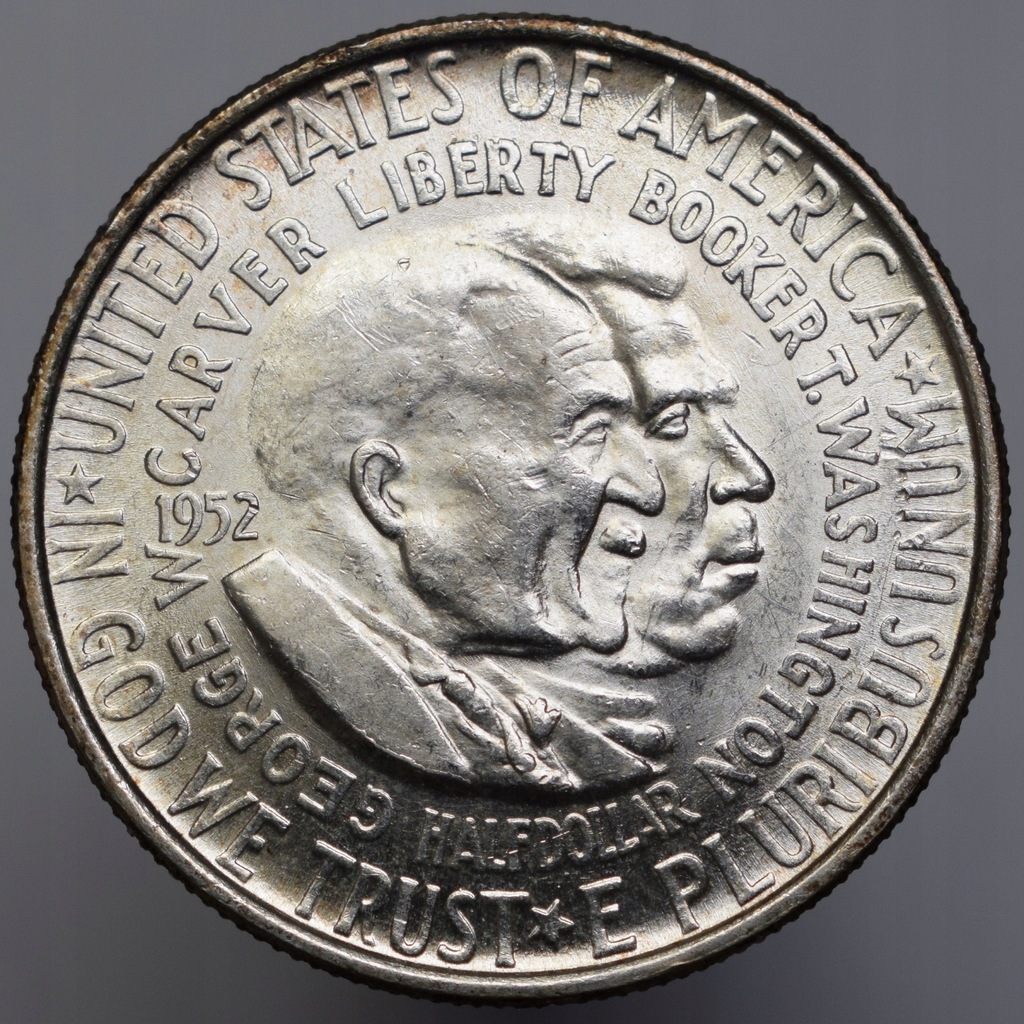 1952 USA George Washington Carver i Booker T. Washington - 50 centów - 14916070790 - oficjalne ...