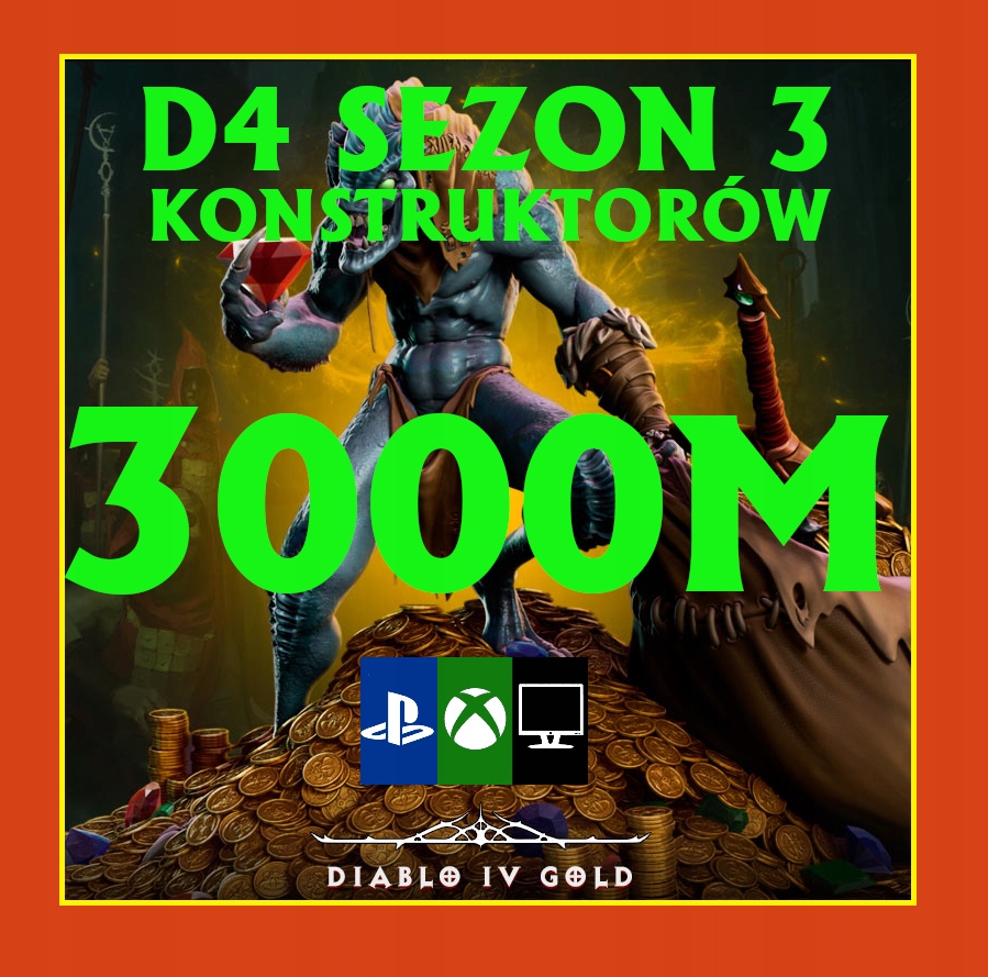 Diablo 4 SEZON Gold D4 Złoto PC XboX PS - 15002083793 - oficjalne ...