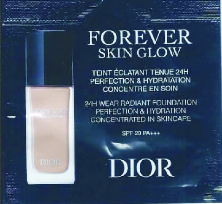 DIOR Forever Skin Glow 2N neutral 0,7ml saszetka - 14031154243 - oficjalne archiwum Allegro