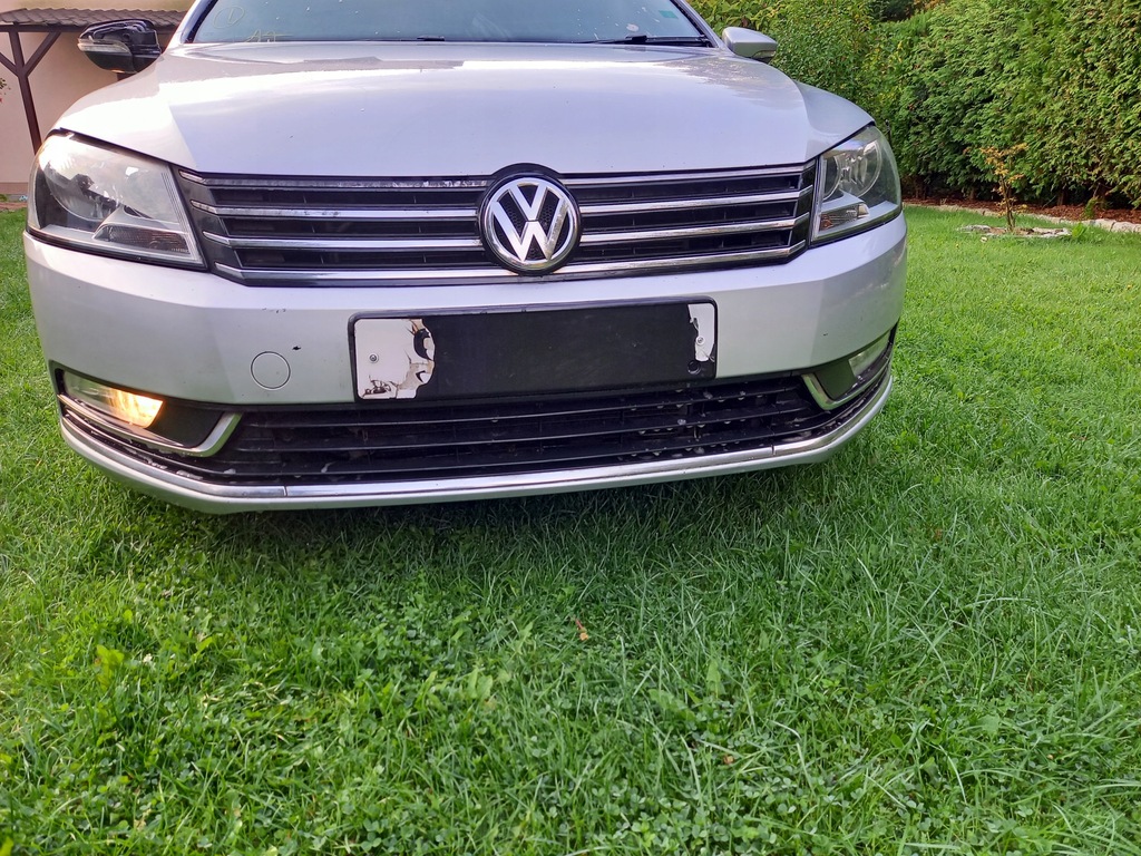 VW Passat B7 przód maska zderzak pas lampy LA7W - 11192631395 - oficjalne archiwum Allegro