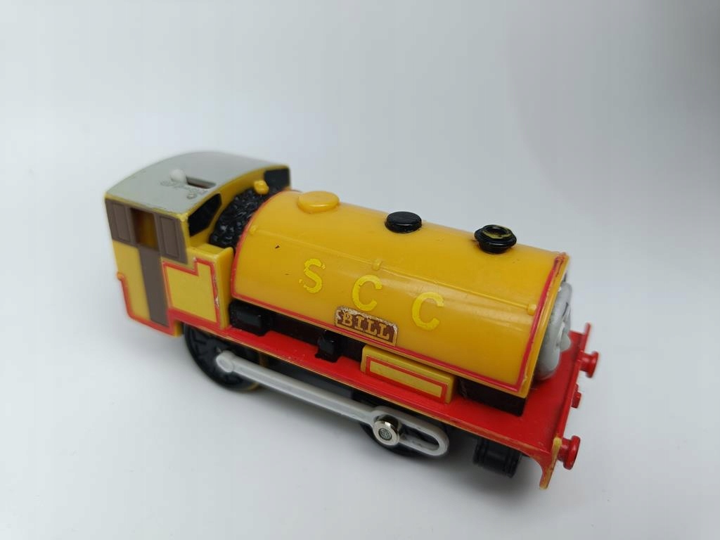 Wiluś BILL Lokomotywa z napędem koła gumki Ciuchcia Tomek Trackmaster ...