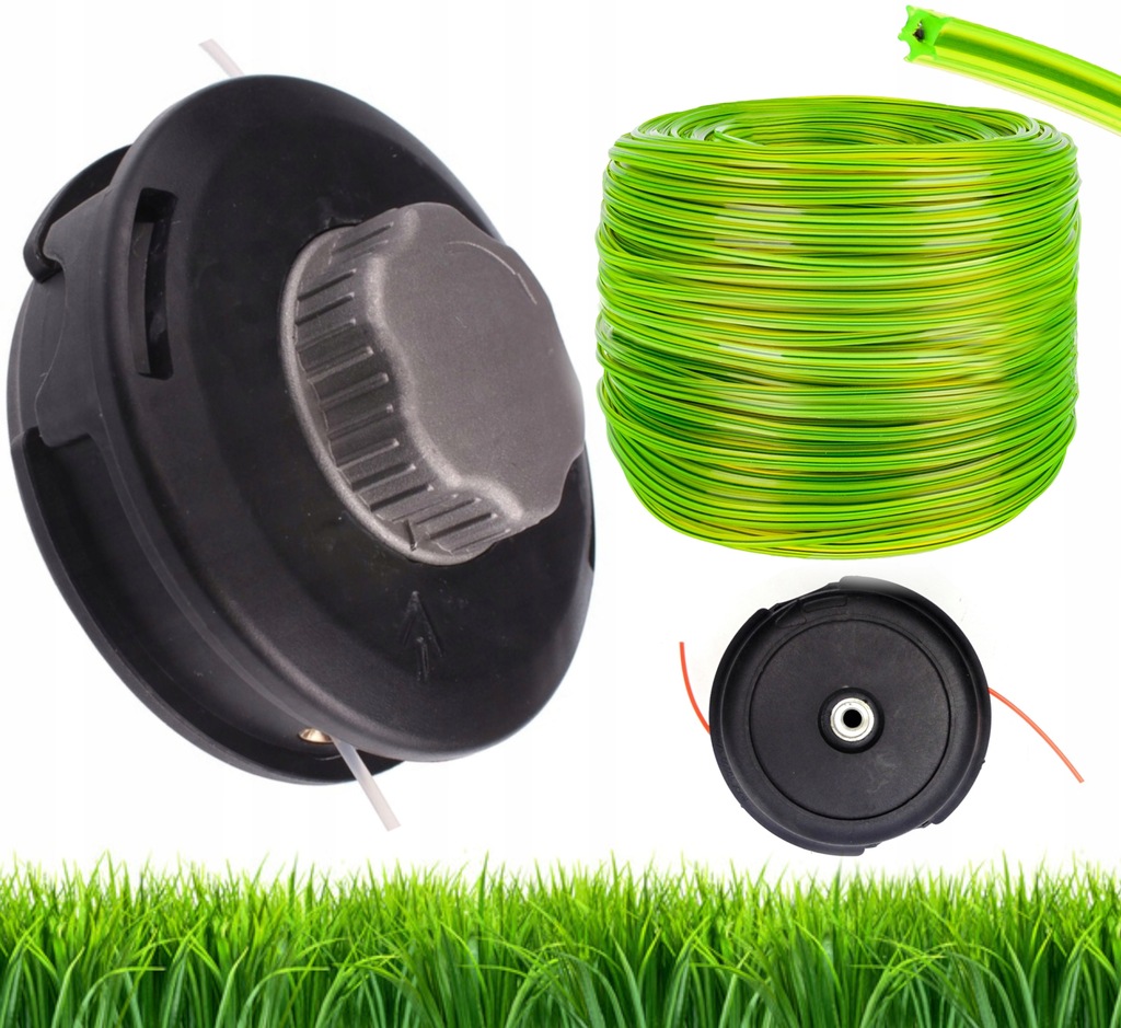 MOCNA GŁOWICA DO KOSY NAC DEMON KOSA + ŻYŁKA 100M - 13882764878 - oficjalne archiwum Allegro