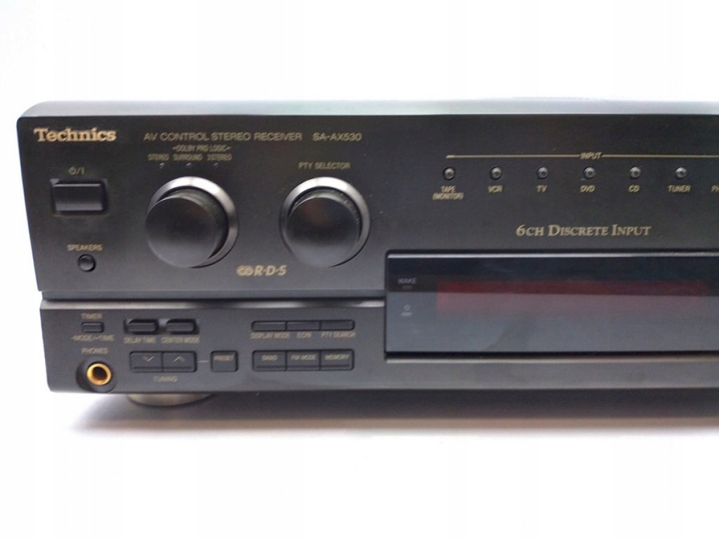 Amplituner TECHNICS SA-AX530 / phono / rds - 11126981093 - oficjalne archiwum Allegro