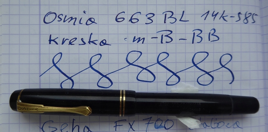 --PIÓRO OSMIA 663 bl STALOWKA 14k -585 M-BBB - 13827558368 - oficjalne ...