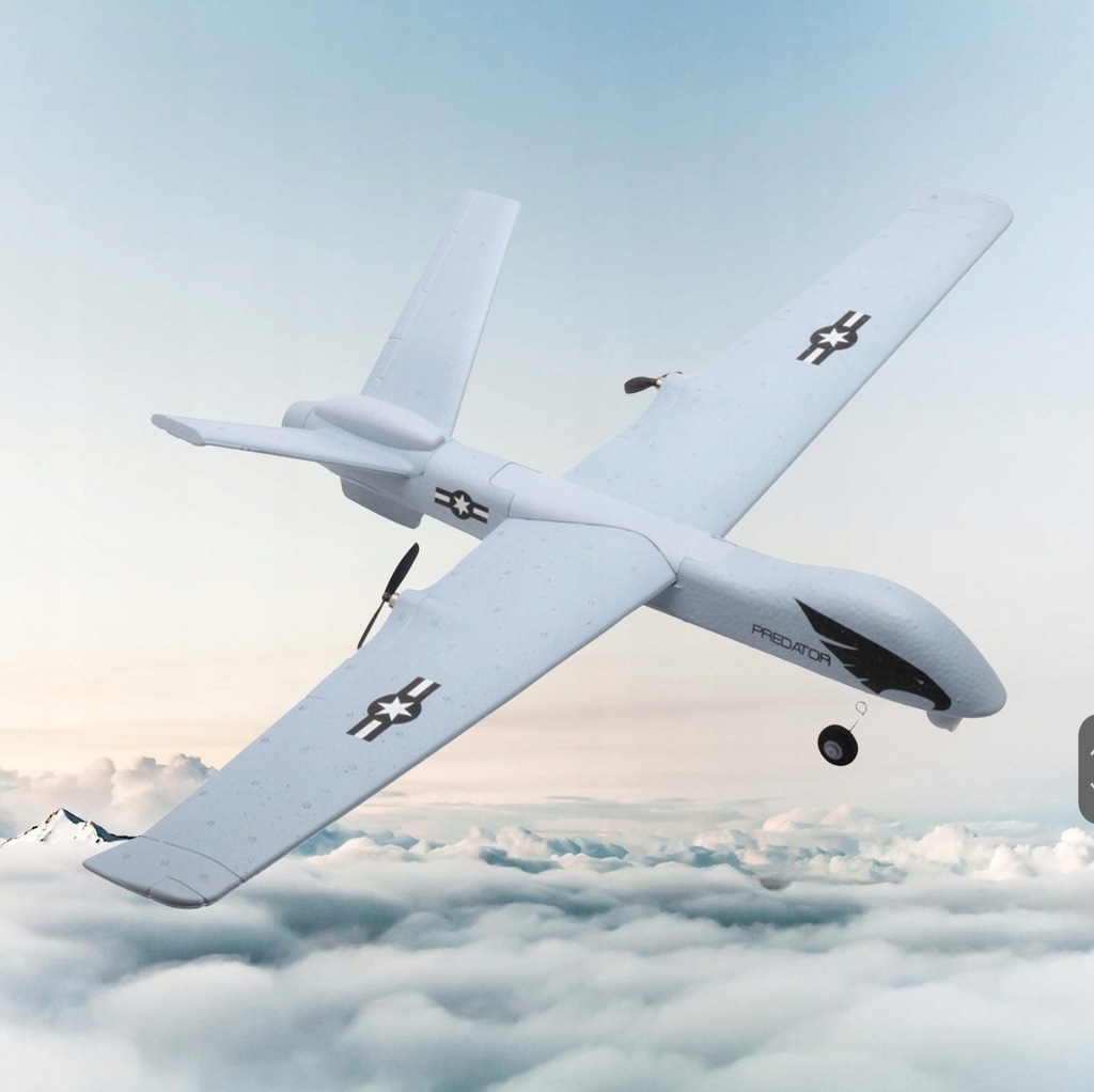SAMOLOT ZDALNIE STEROWANY RC PREDATOR ! DRON - 12578456301 - oficjalne ...