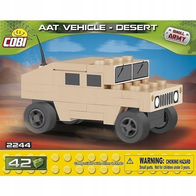 COBI Czołg Humvee 2244 - 7673631186 - oficjalne archiwum Allegro