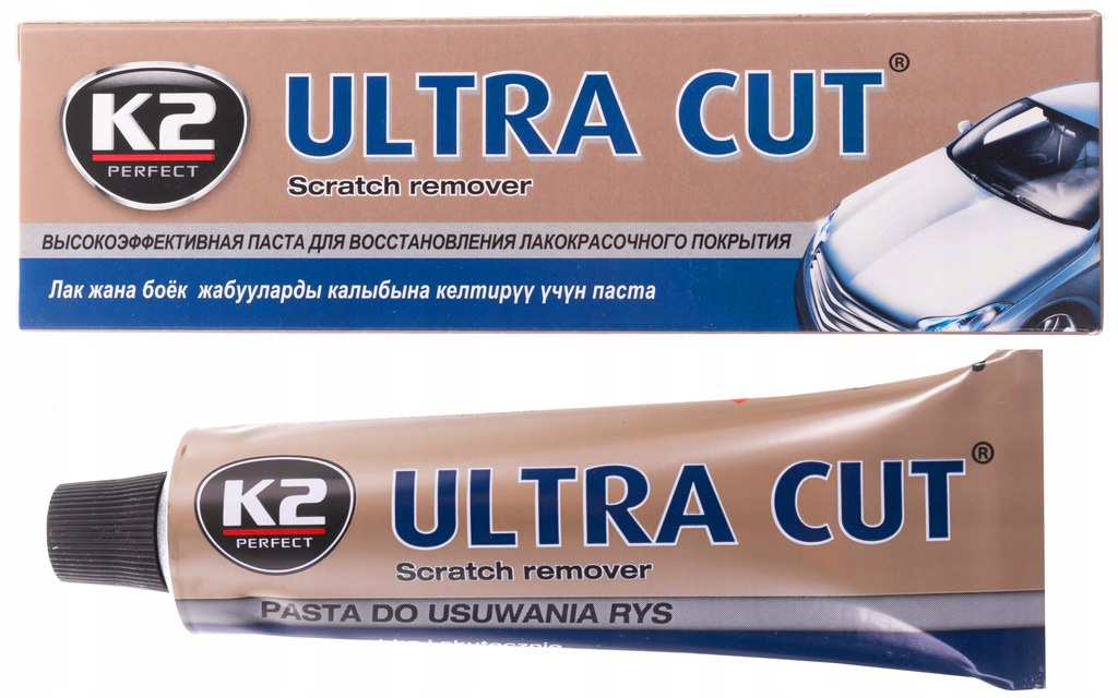 K2 ULTRA CUT - PASTA POLERSKA DO USUWANIA RYS 100G - 11552541409 - oficjalne archiwum Allegro