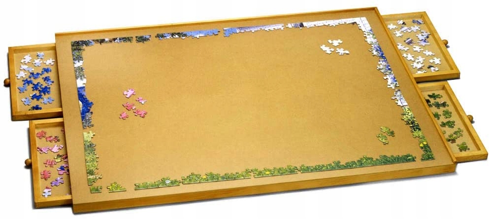 Stół blat mata do układania puzzli z 4 szufladami - 9974912889 ...