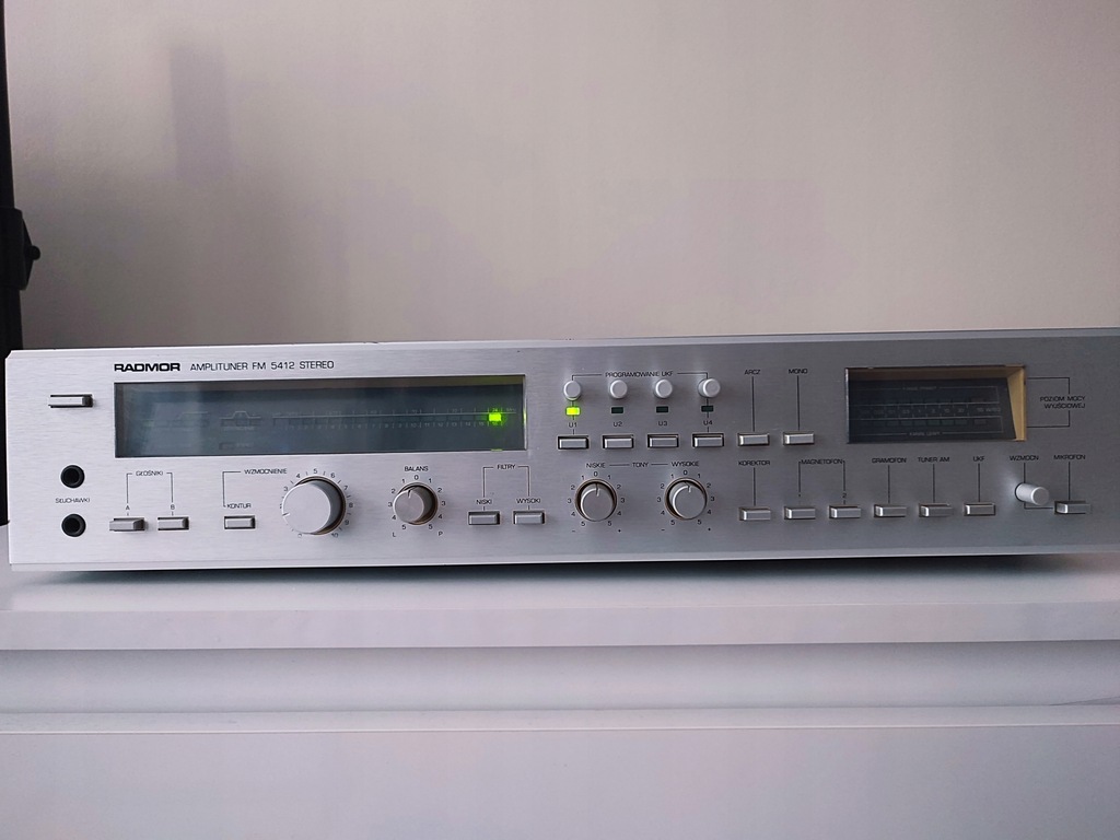 Amplituner Unitra Radmor 5412 2.0 srebrny - 12368107292 - oficjalne ...