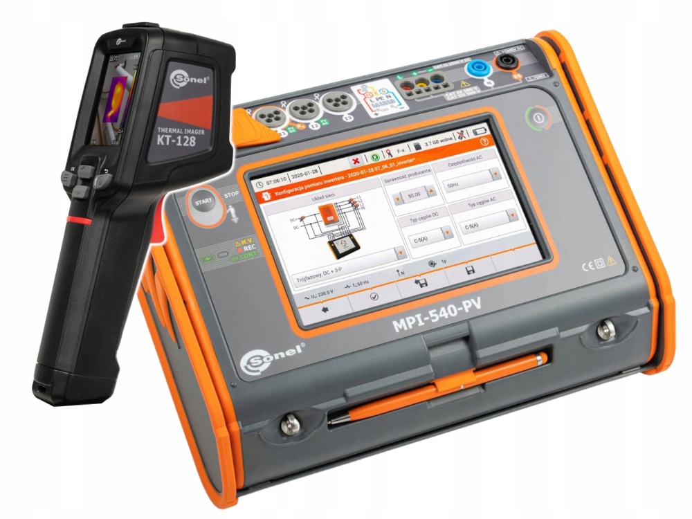 Sonel Miernik MPI 540 + Kamera Termowizyjna KT 128 - 11455043834 - oficjalne archiwum Allegro
