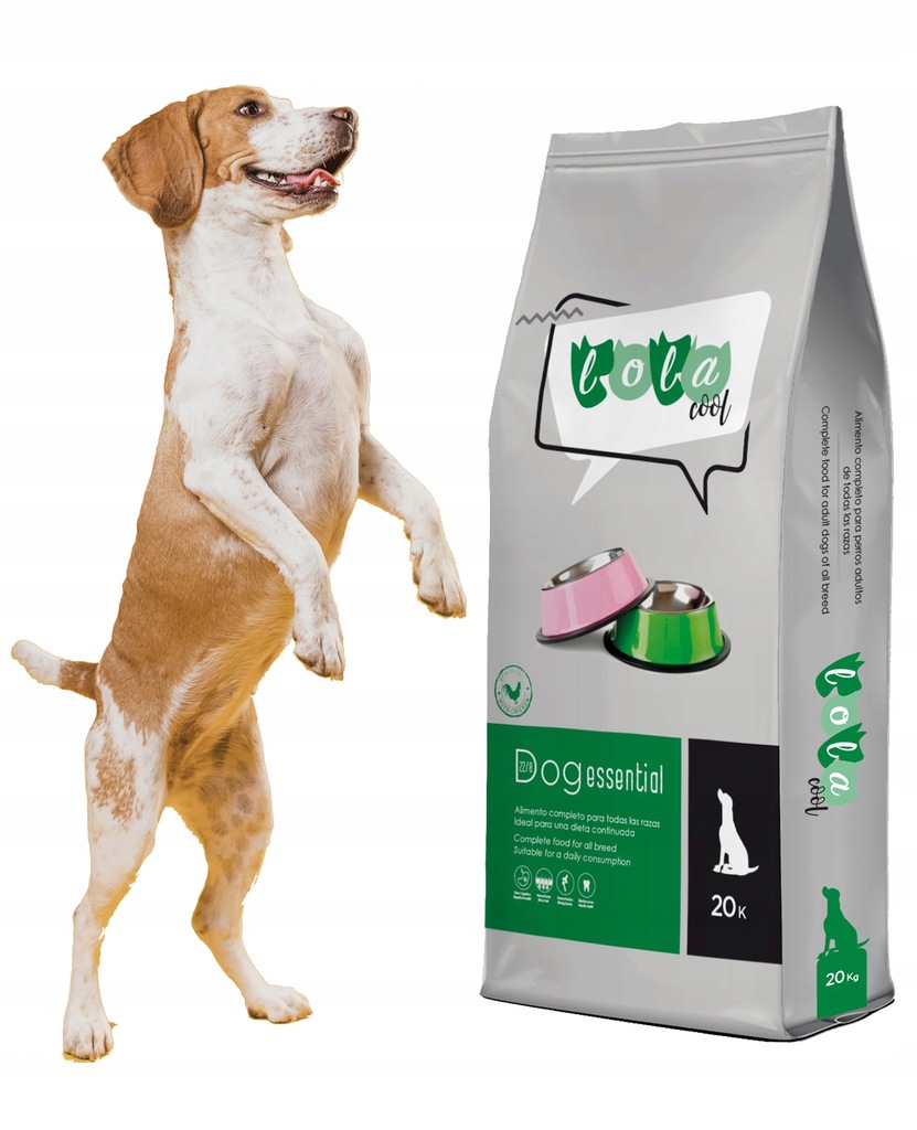 Zdrowa karma LOLA COOL dla psa z kurczakiem 20KG - 12285063426 ...