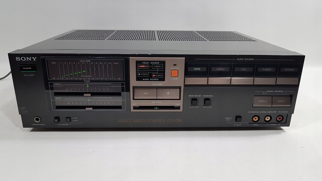 WZMACNIACZ SONY TA-AX520 / MOCNE RETRO / JAPAN - 10489248333 ...