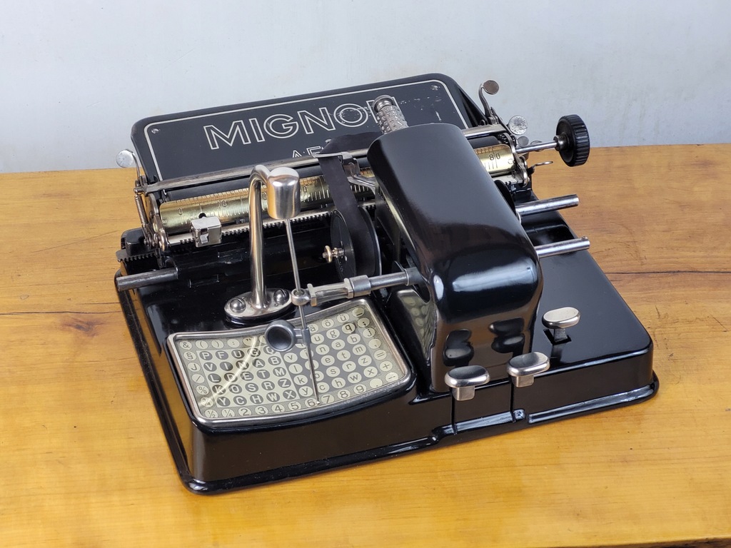 INDEKSOWA MASZYNA DO PISANIA MIGNON 4 1926R. - 13614971290 - oficjalne ...