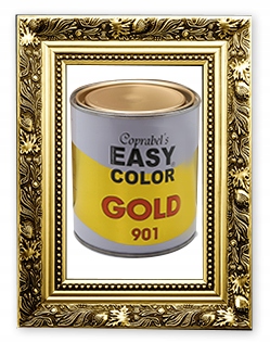 ZŁOTA FARBA EASY COLOR 901 COPRABEL'S 750ml ZŁOTO - 12852941962 ...