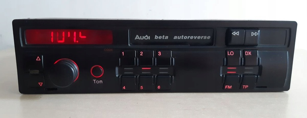 RADIO AUDI BETA A3 8L0 A4 B5 A6 C4 C5 A8 D2 + KOD - 13000316756 ...
