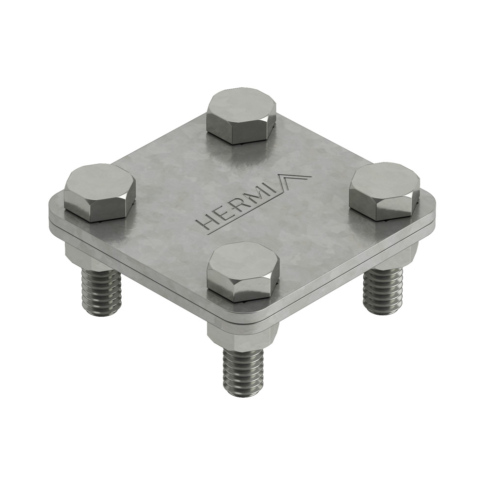 Złącze krzyżowe nierdzewne bednarka bednarka 30x4 - 12348341903 ...