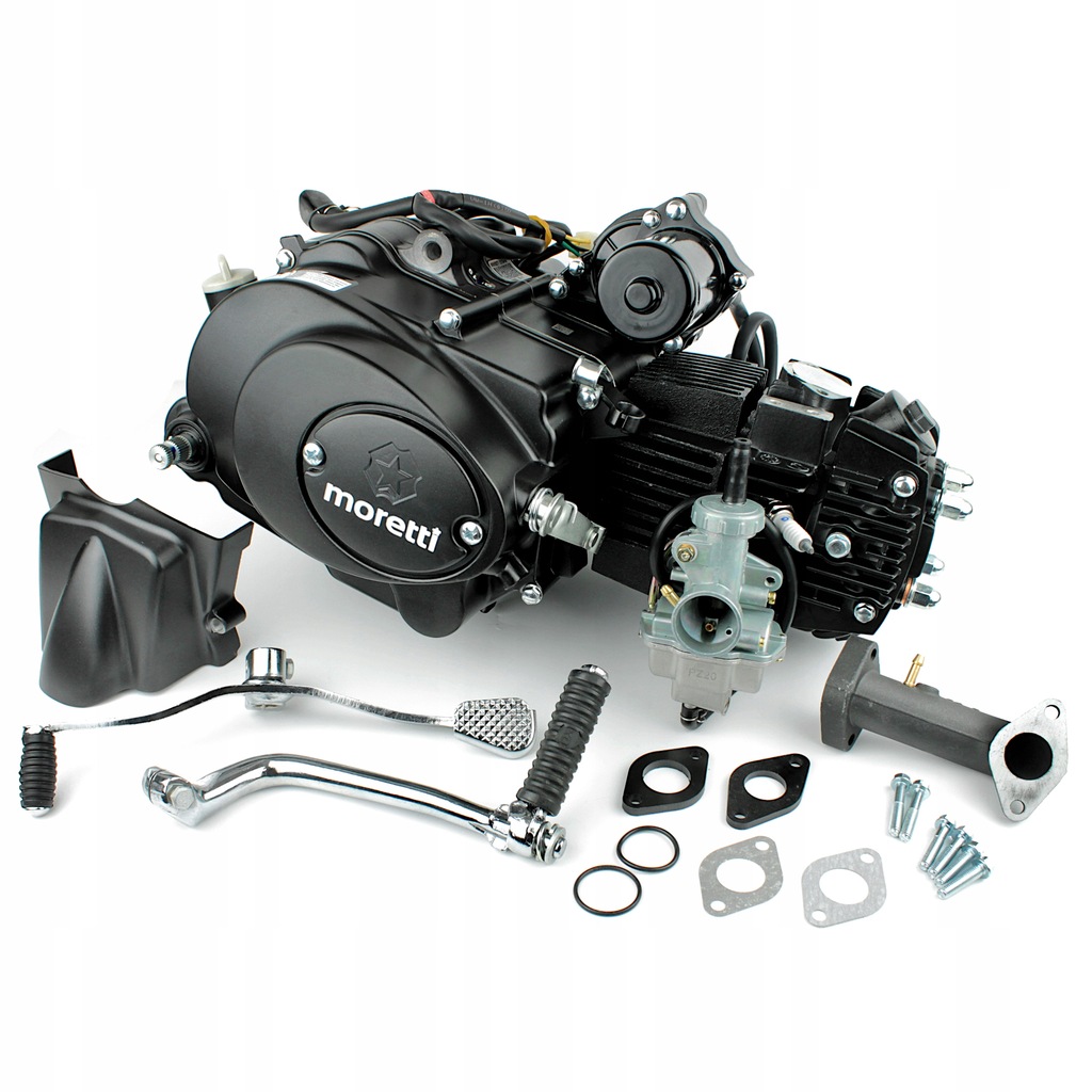 Silnik Moretti 125cc 4T Junak Romet Barton Zipp - 11774543453 - oficjalne archiwum Allegro