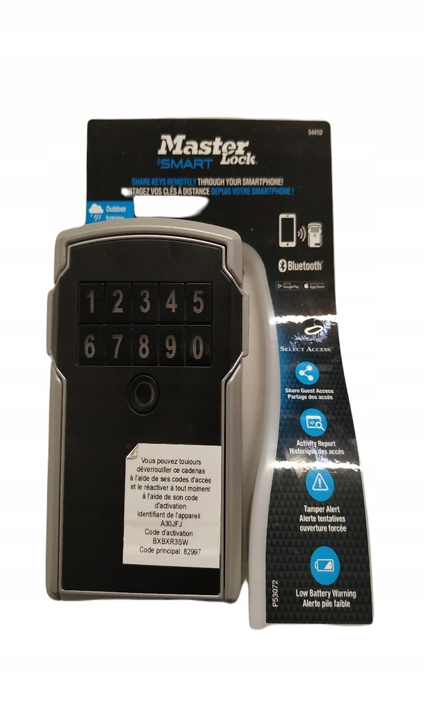 SEJF MASTER LOCK 5441EURD NA KLUCZE BLUETOOTH - 13072065003 - oficjalne ...