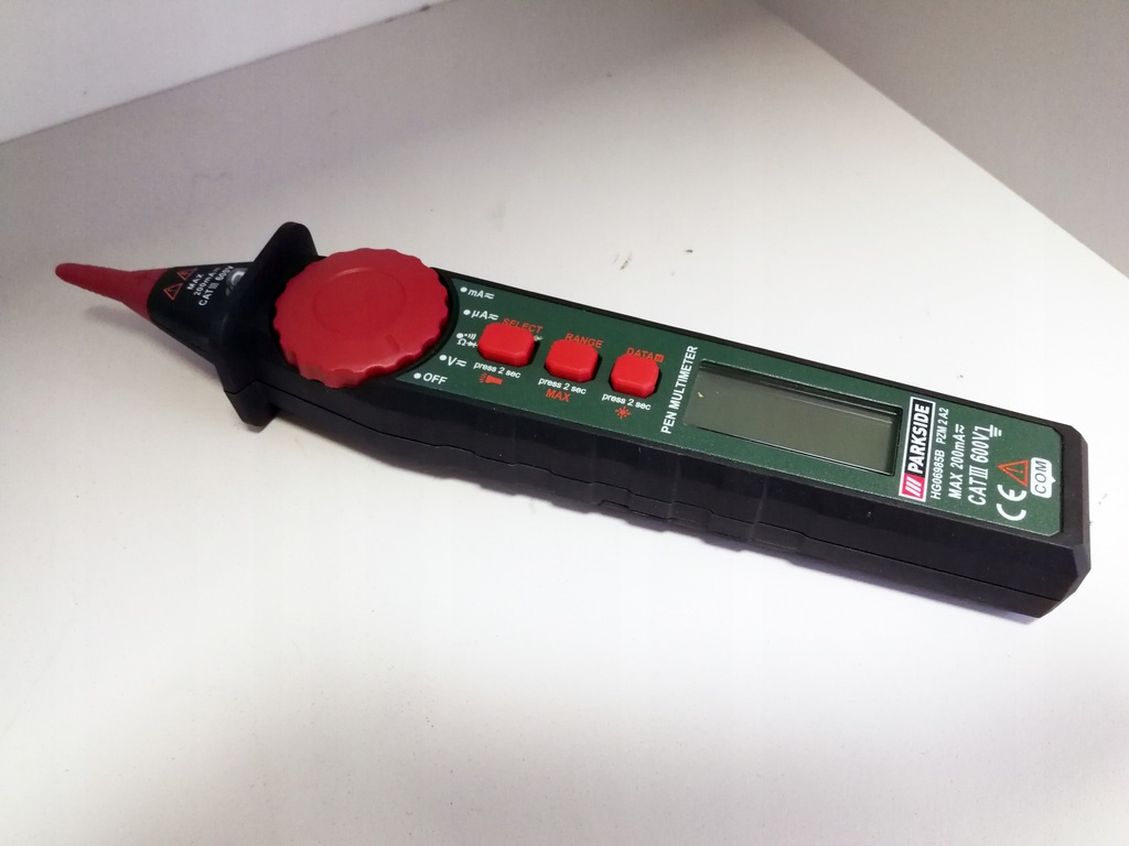 MULTIMETR TRZEPIENIOWY PARKSIDE PZM 2 A2 - 12405549550 - oficjalne archiwum Allegro