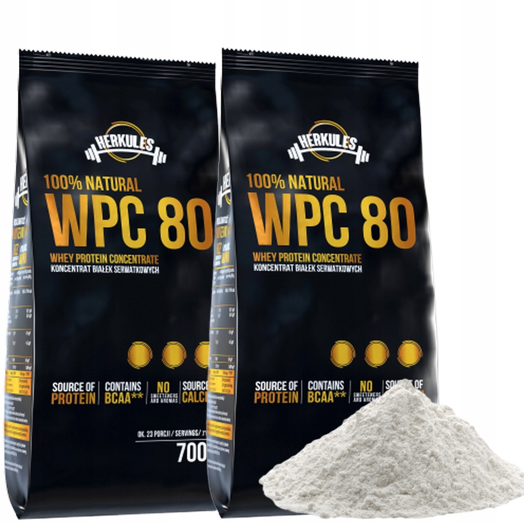 MLEKOVITA HERKULES WPC 80 1400 BIAŁKO PROTEIN WHEY - 9336611117 ...
