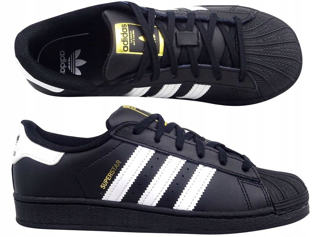 ADIDAS SUPERSTAR ORIGINALS EF5394 DZIECIĘCE CZARNE - 12763455918 ...