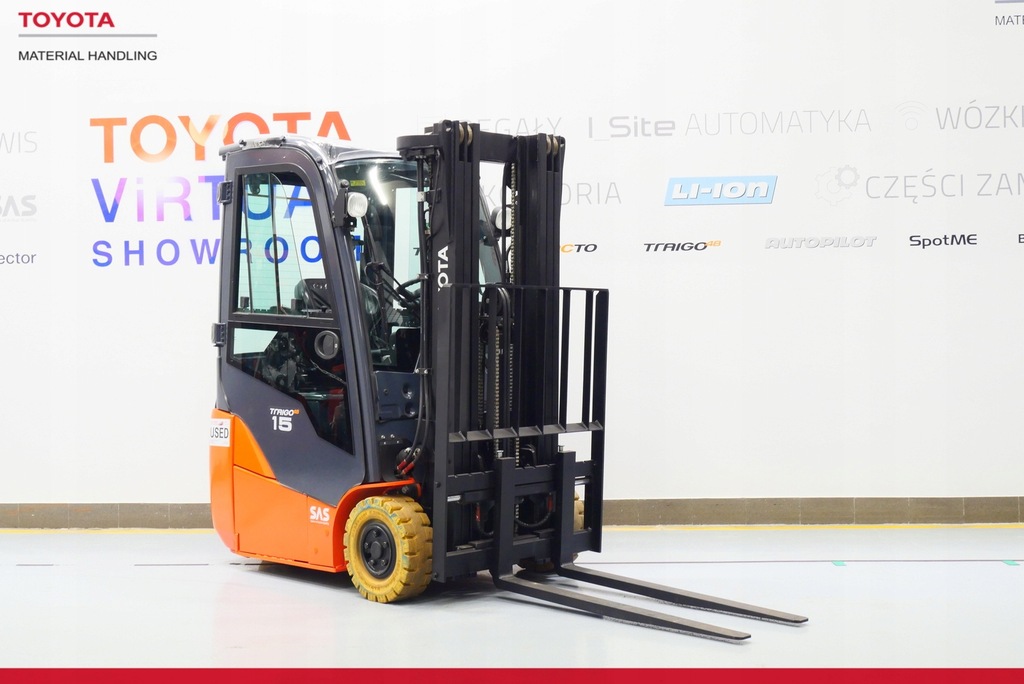 8FBE15T wózek widłowy elektryczny Triplex Kabina - 12563741879 ...