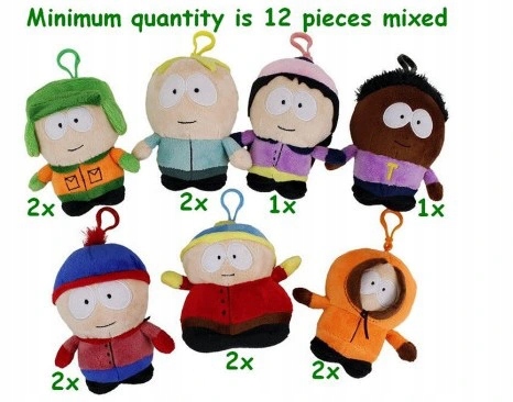 MASKOTKA PLUSZAK SOUTH PARK TOKEN CARTMAN KENNY - 12401732831 ...