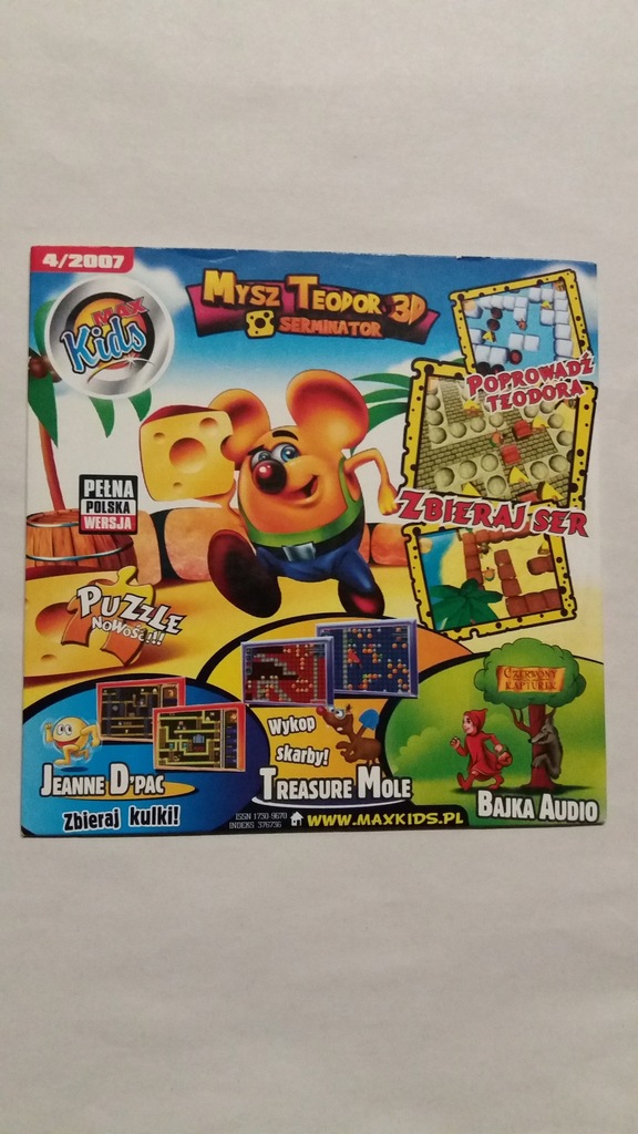 Mysz Teodor, Treasure Mole Jeanne D'Pac + bajka PC - 11750381616 ...