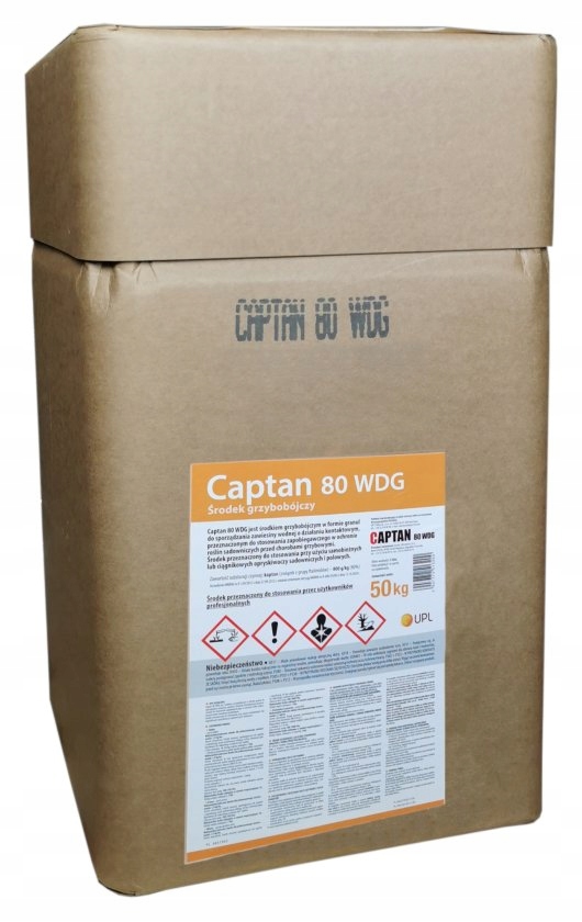 Captan 80WDG 50kg UPL - 13048533968 - oficjalne archiwum Allegro