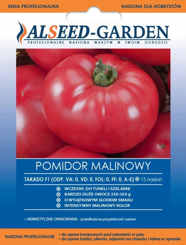 POMIDOR MALINOWY TAKADO F1 WCZESNY SŁODKI SMAK NASIONA HOLENDERSKIE - 12766749505 - oficjalne ...