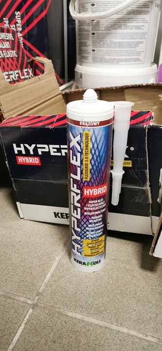 Kerakoll Hyperflex hybrid jasnobrązowy 290ml - 9269638713 - oficjalne archiwum Allegro