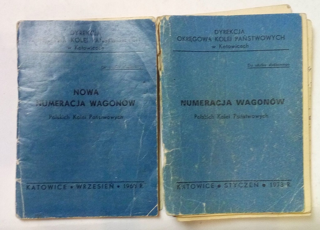 PKP Numeracja wagonów + nowa numeracja wagonów - 12504860118 ...