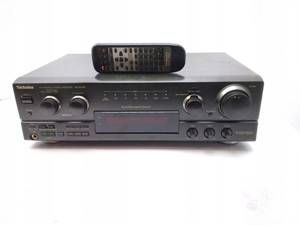 Amplituner TECHNICS SA-AX530 / phono / rds - 11126981093 - oficjalne archiwum Allegro
