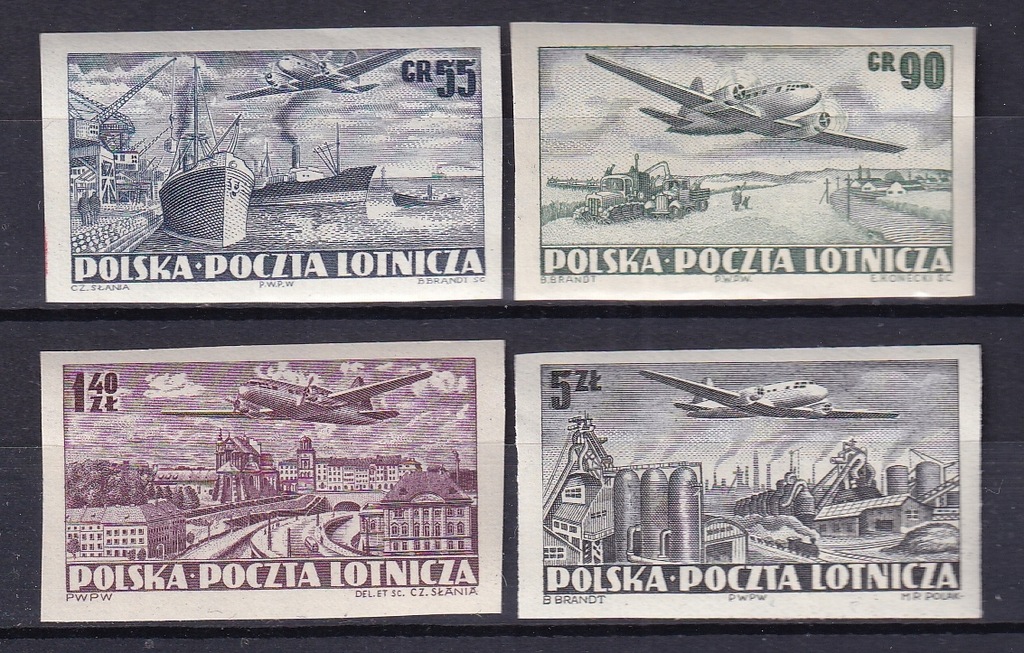 Fi 590-593A, stan **, 1952r. D2192 - 17507891452 - oficjalne archiwum ...