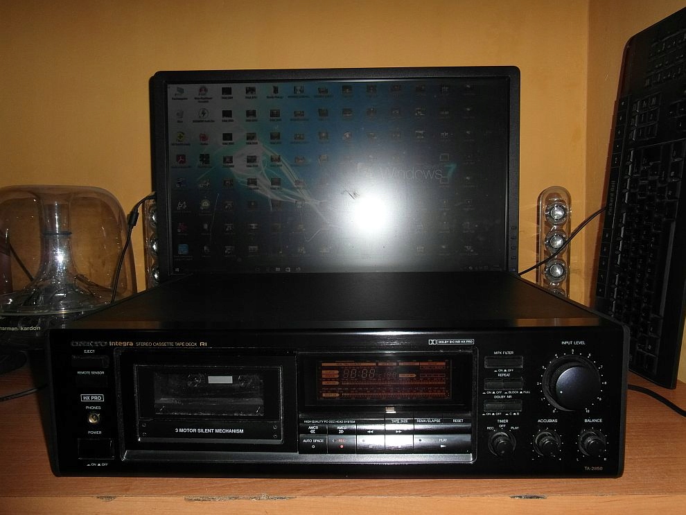 Magnetofon kasetowy ONKYO Integra TA-2850 Japan!!! - 9961509406 - oficjalne archiwum Allegro