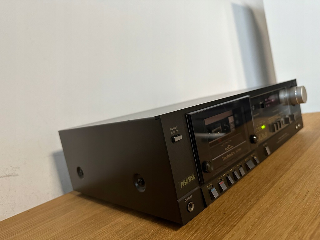 TECHNICS RS-M260 MAGNETOFON DECK JEDNOKASETOWY UNIKAT JAK NOWY PIĘKNY ...