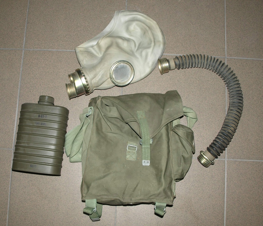 MASKA PRZECIWGAZOWA SŁOŃ PRZECIWBIOLOGICZNA OCHRON - 9065775450 - oficjalne archiwum Allegro