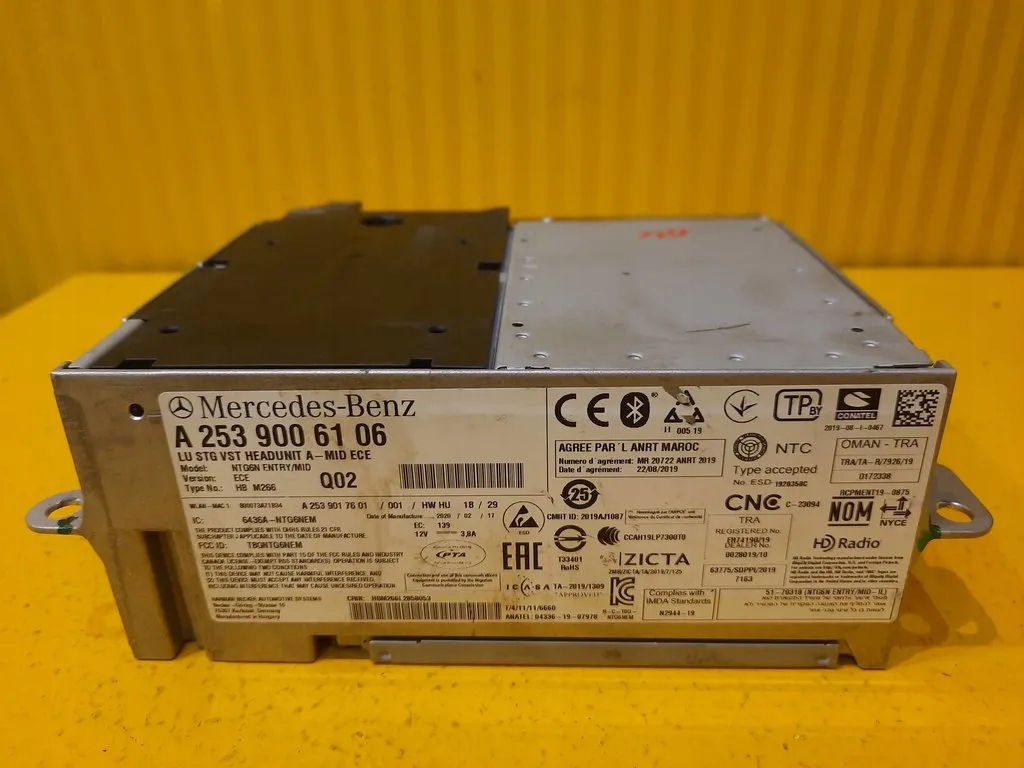 Mercedes W253 W293 RADIO NAWIGACJA A2539006106 ECE - 12973807027 ...