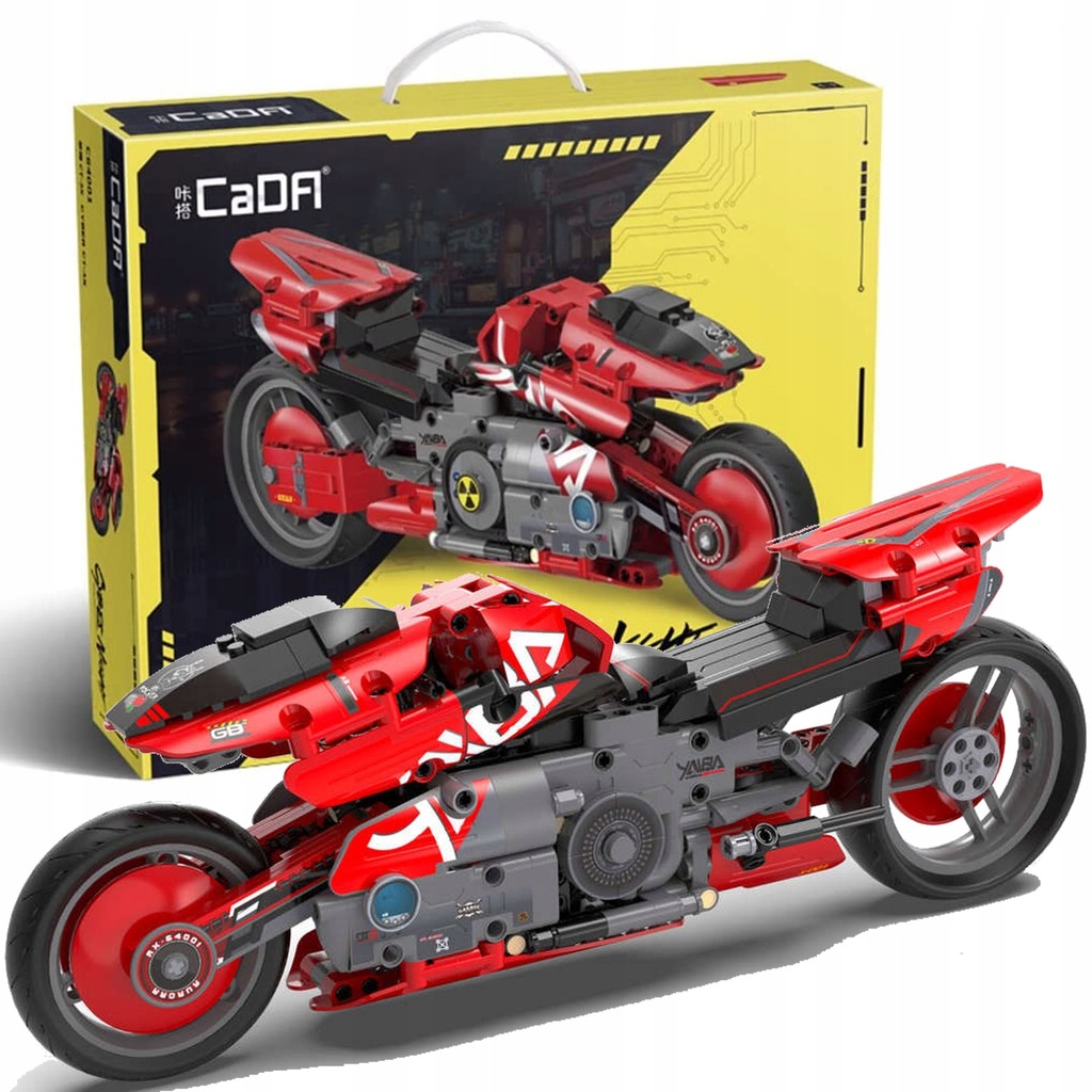 CADA KLOCKI KONSTRUKCYJNE CYBER NIGHT MOTOCYKL CT-3X MOTOR POJAZD 451 ...