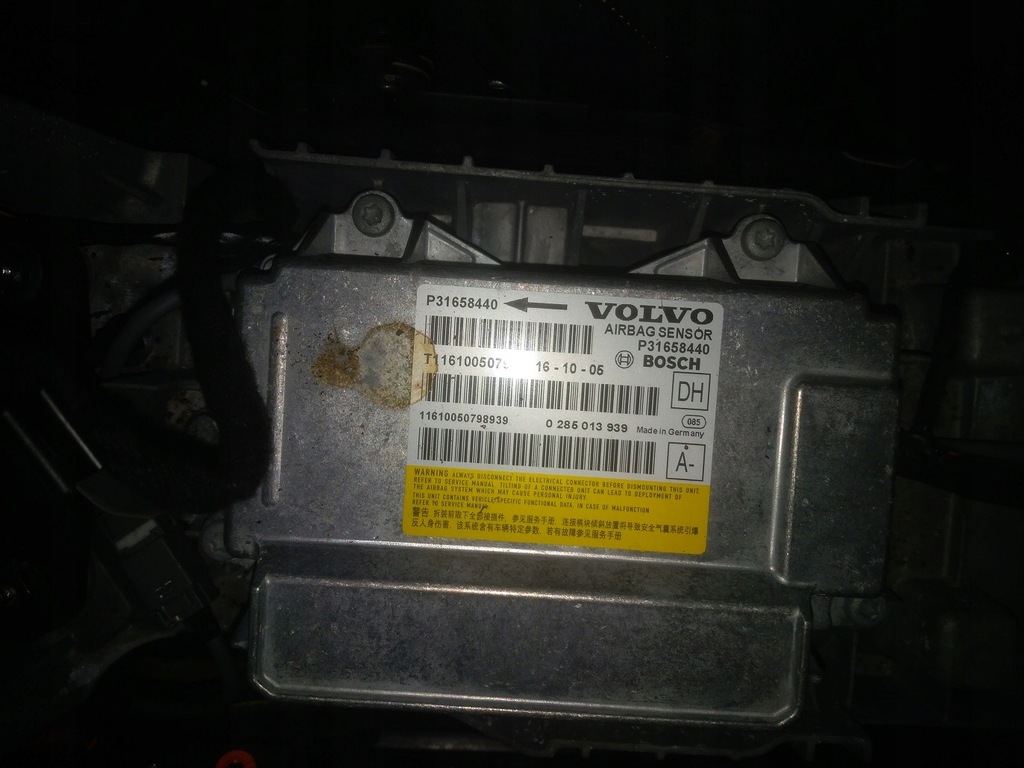 Volvo xc60 v60 s60 sensor poduszek airbag 31658440 - 12690952588 - oficjalne archiwum Allegro
