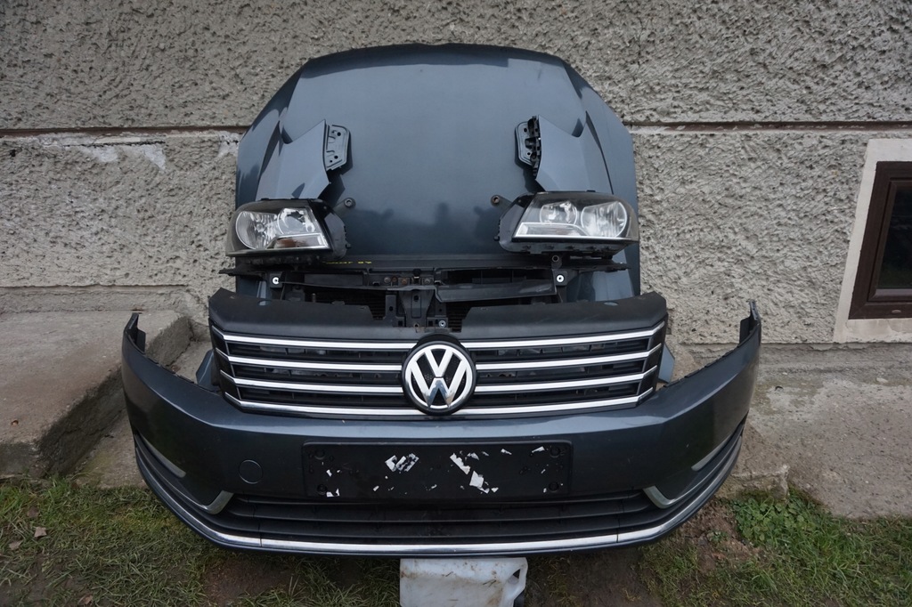 ZDERZAK MASKA BŁOTNIK KOMPLETNY PRZÓD VW PASSAT B7 - 12982753563 - oficjalne archiwum Allegro