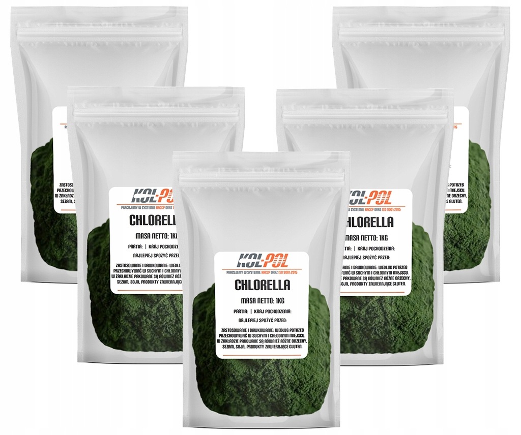 CHLORELLA PROSZEK 5kg Algi morskie w proszku - 12683540291 - oficjalne archiwum Allegro
