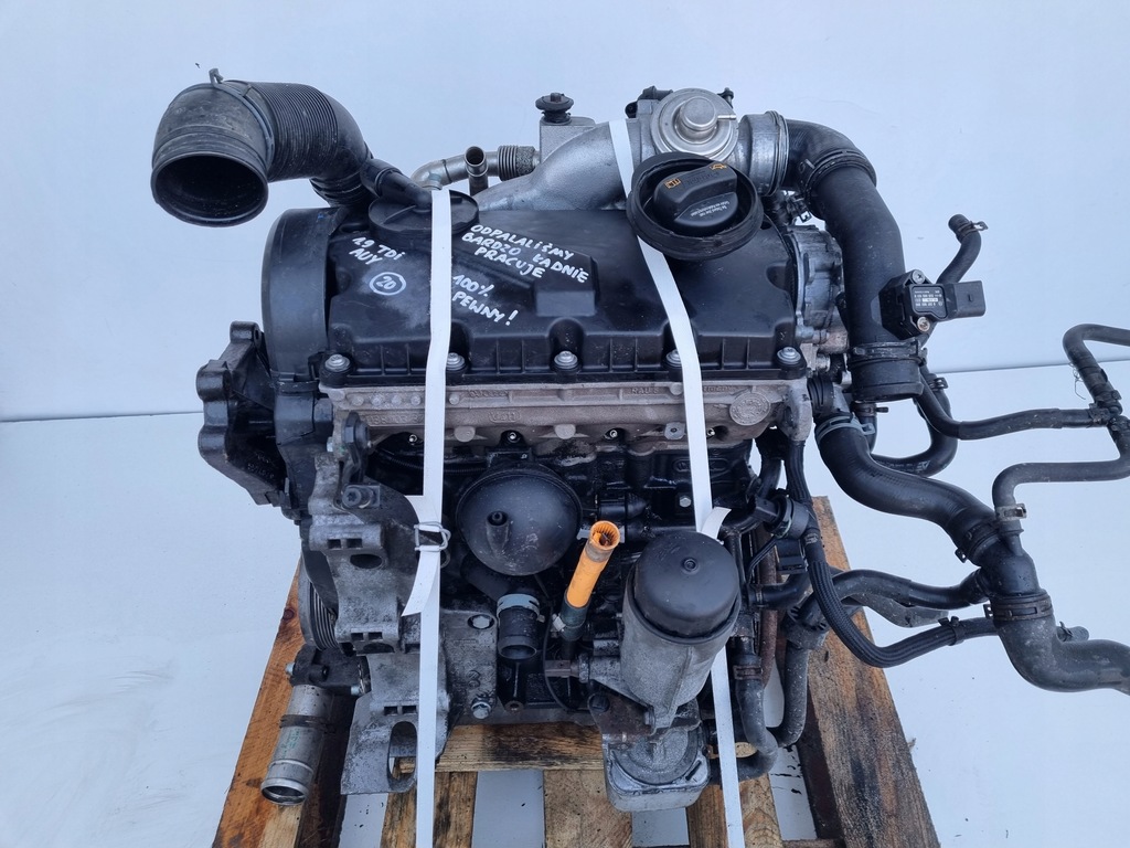 SILNIK KOMPLET VW Sharan 1.9 TDI 115KM ładny AUY - 13120126958 ...