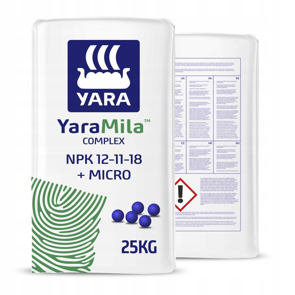 YARA Mila COMPLEX 25kg ORYGINAŁ Nawóz Uniwersalny - 13173801493 ...