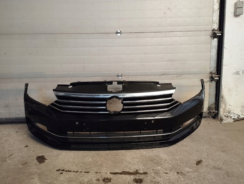 przedni zderzak czarny 4xPDC VW Passat B8 grill 2015r przod - 14850150922 - oficjalne archiwum ...
