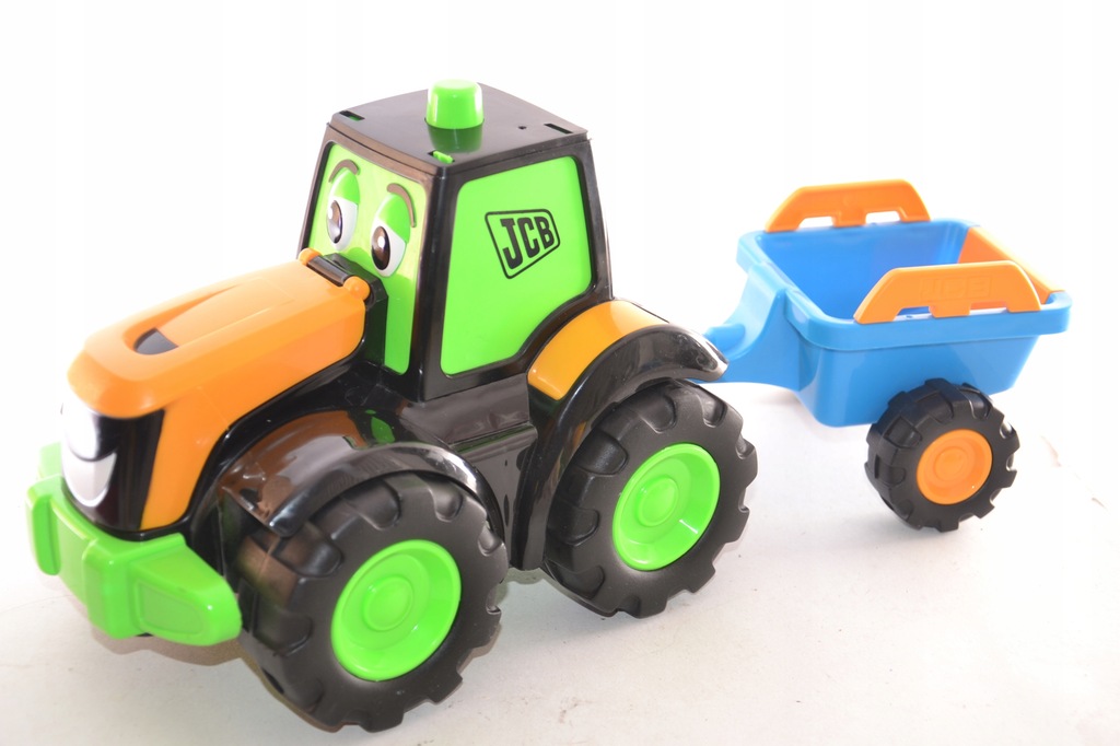 JCB TRAKTOR Z PRZYCZEPĄ FARMA WADER - 13214267686 - oficjalne archiwum ...