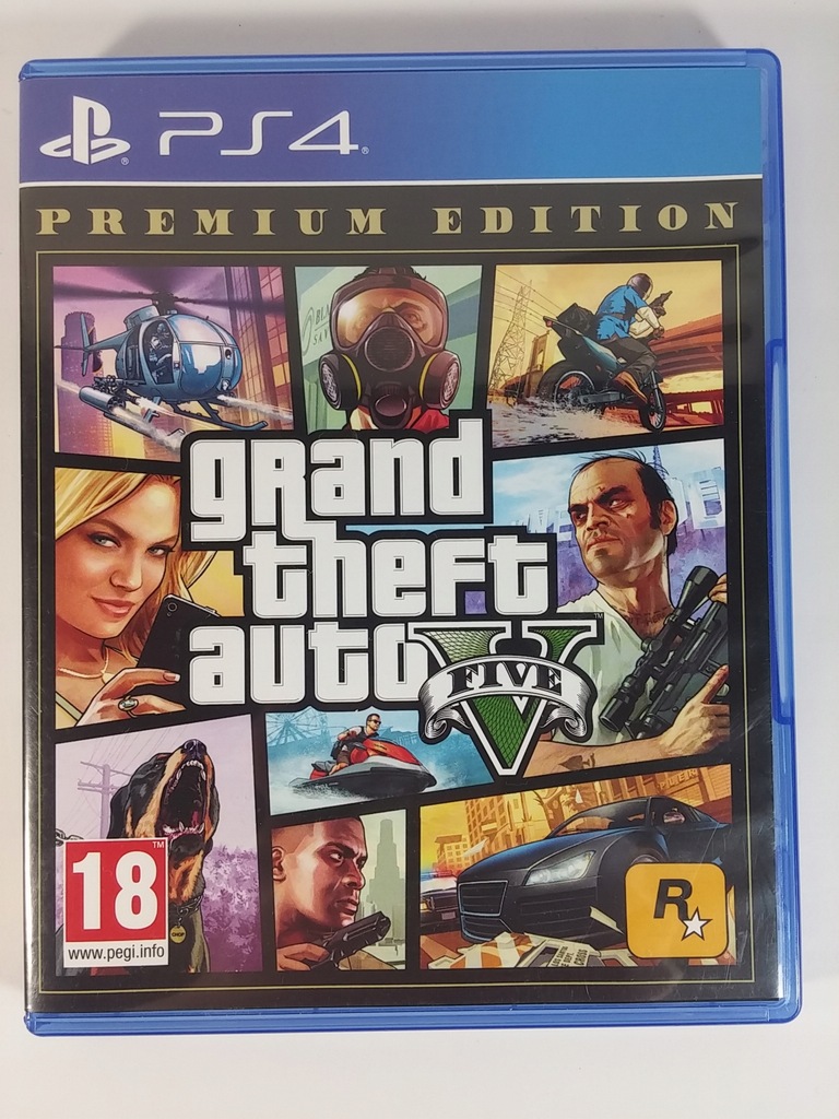 Купить GTA 5 Grand Theft Auto V PS4 Премиум Польская версия: отзывы ...