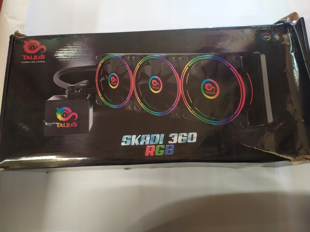 TALIUS SKADY 360 RGB chłodzenie wodne - 12383513812 - oficjalne archiwum Allegro