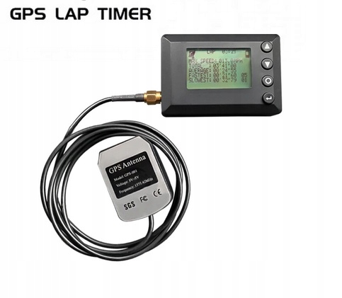 LAPTIMER GPS LAP TIMER POMIAR CZASU TOR GOKART - 10164182044 ...