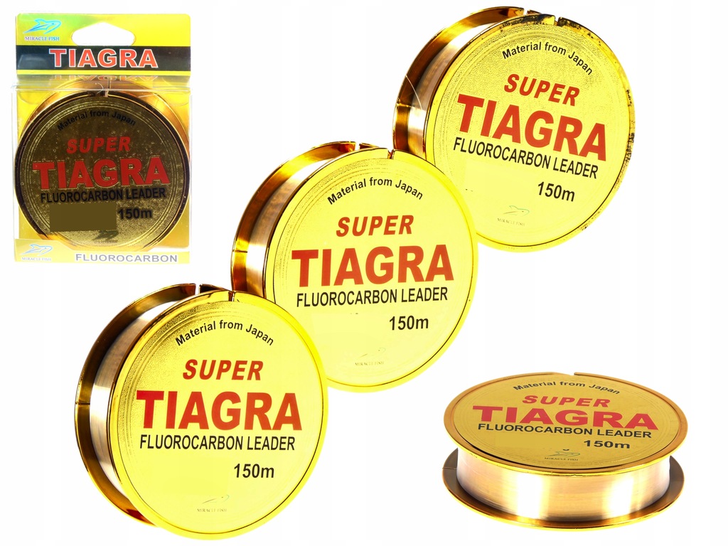 Żyłka Wędkarska FLUOCARBON TIAGRA 150m 0,16/8kg - 12678113503 ...